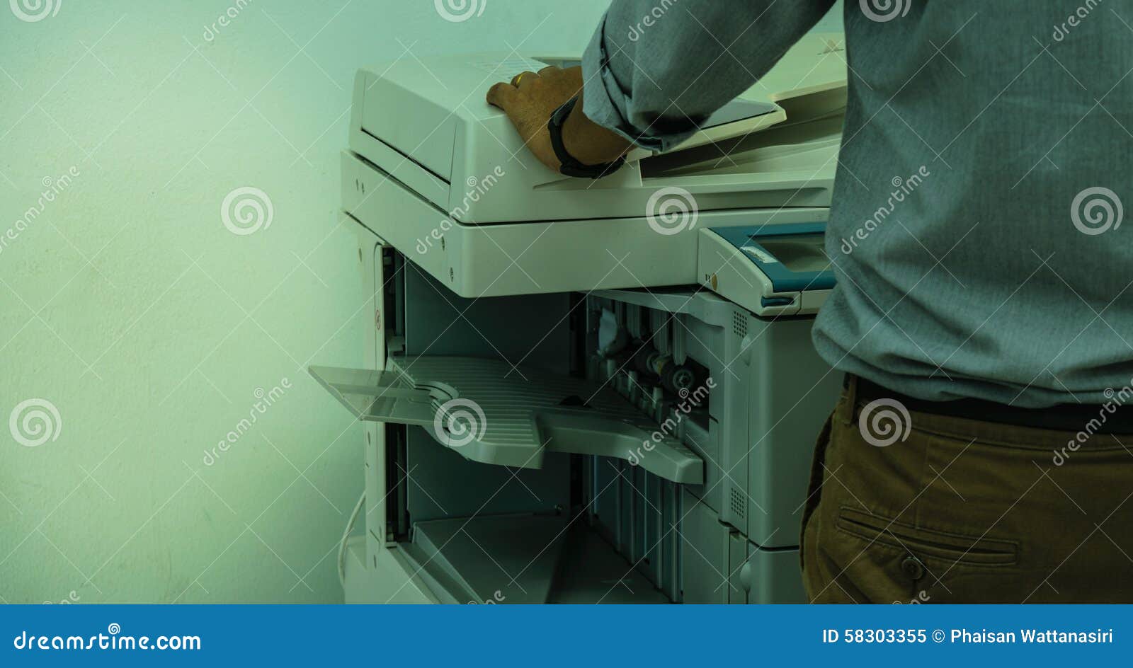 The Copy Man. stock image. Image of life, photocopier - 58303355