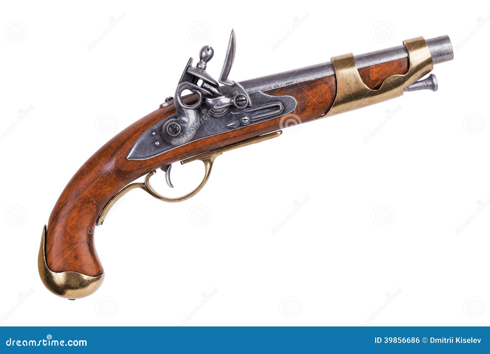 Copy of an old gun stock photo. Image of white, object - 39856686