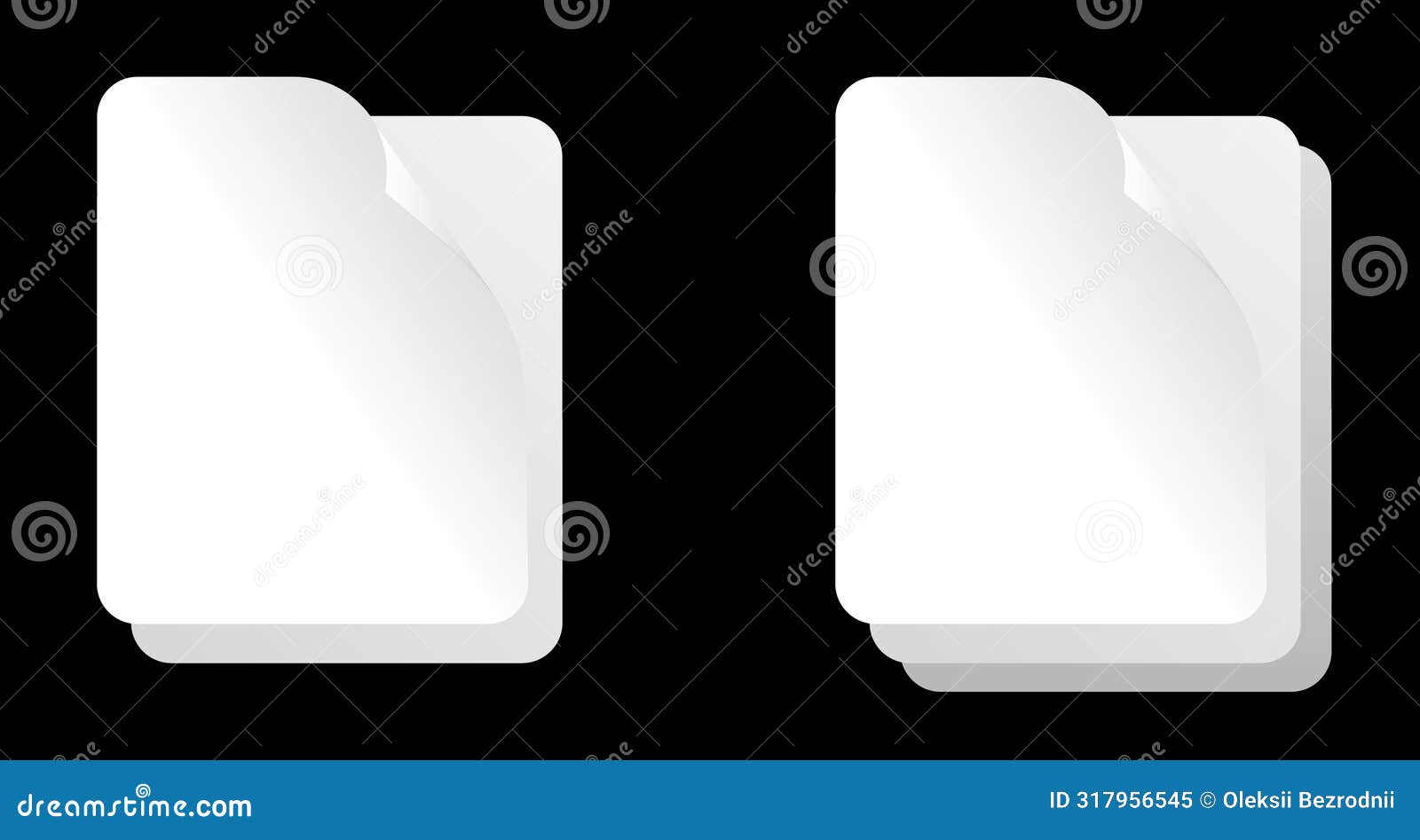 Copy Paste File or Text Document 3d Icon Stock Vector - Illustration of ...