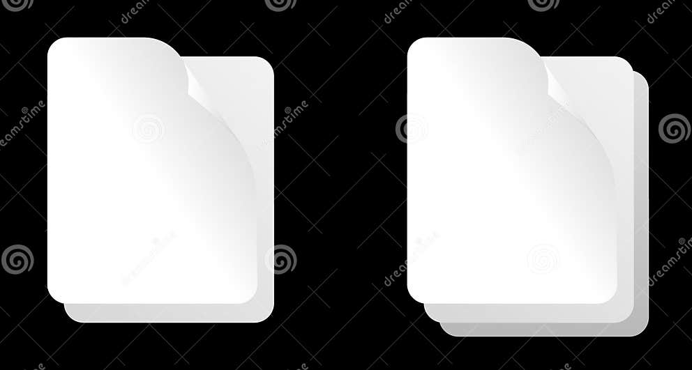 Copy Paste File or Text Document 3d Icon Stock Vector - Illustration of ...