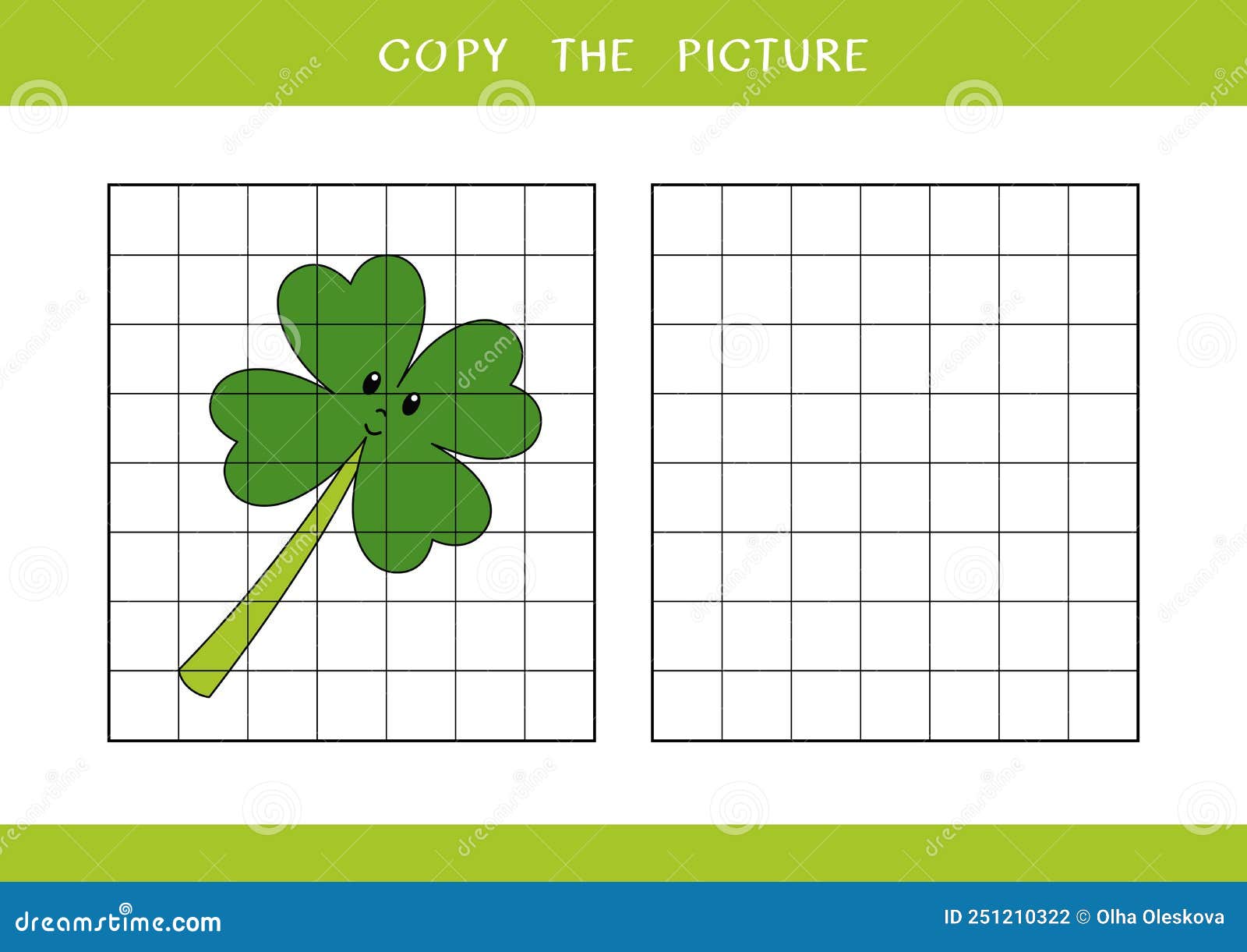 Cute Clover Pattern Vector Illustration | CartoonDealer.com #18234866