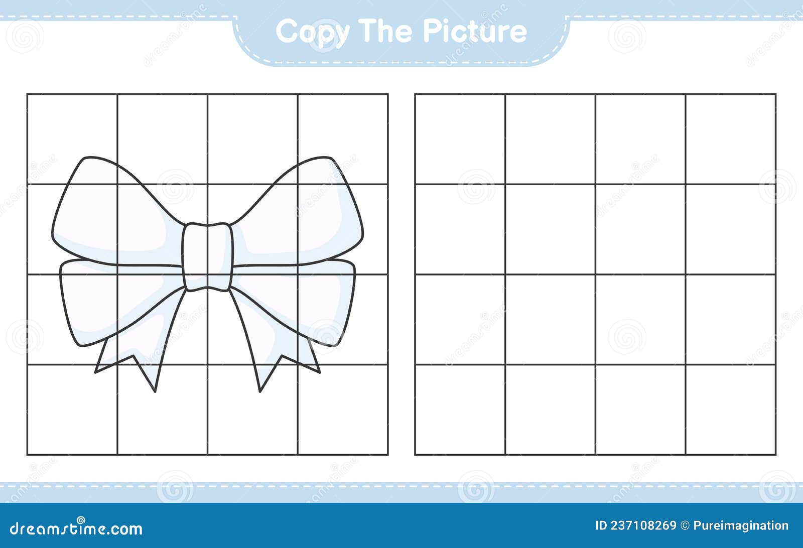 Copy the Picture, Copy the Picture of Ribbon Using Grid Lines ...
