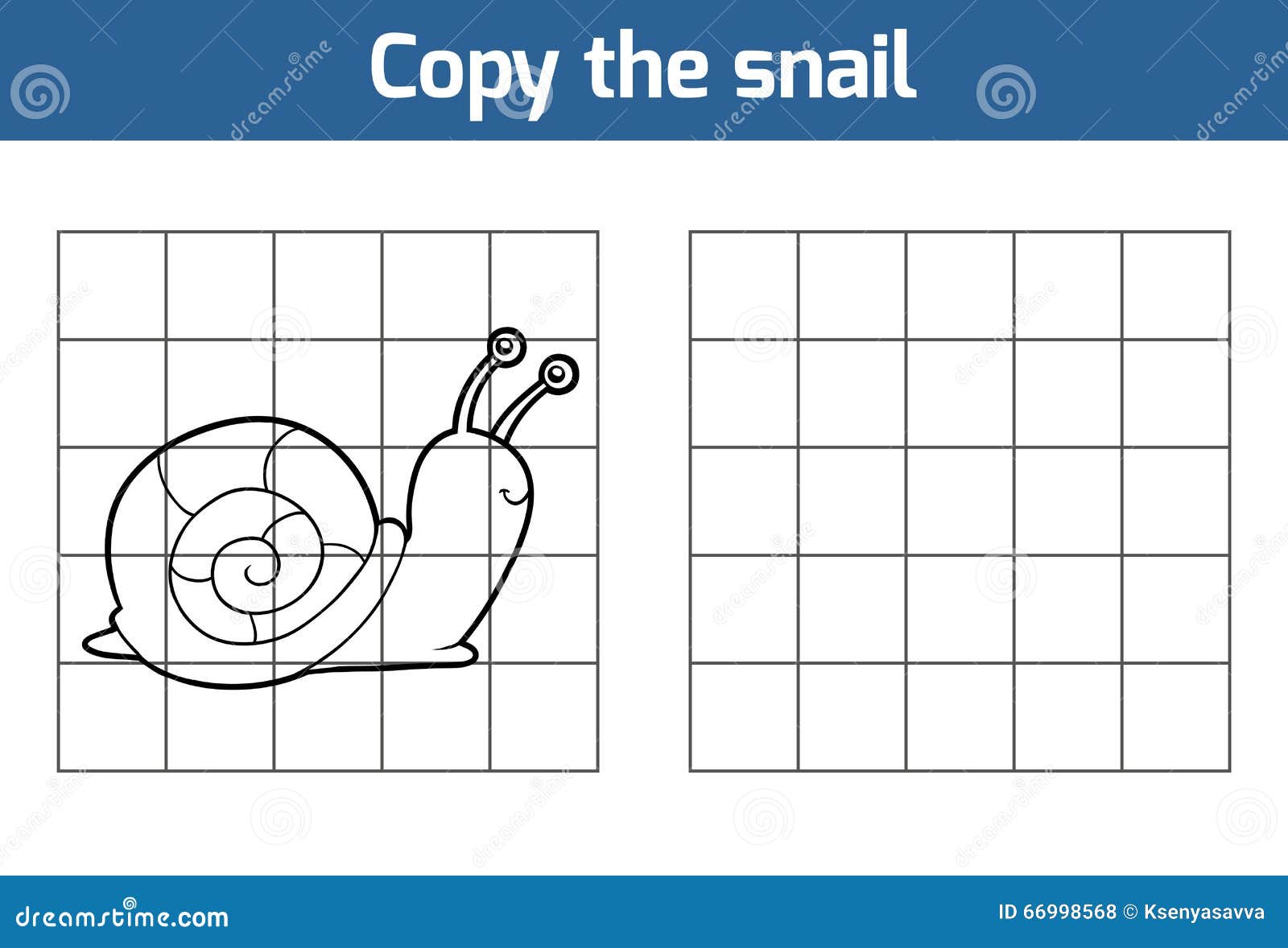 Copy The Picture. Educational Game For Children. Cute Dinosaur. Drawing ...
