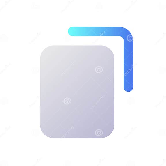 Copy Pixel Perfect Flat Gradient Two-color Ui Icon Stock Vector - Illustration of application ...