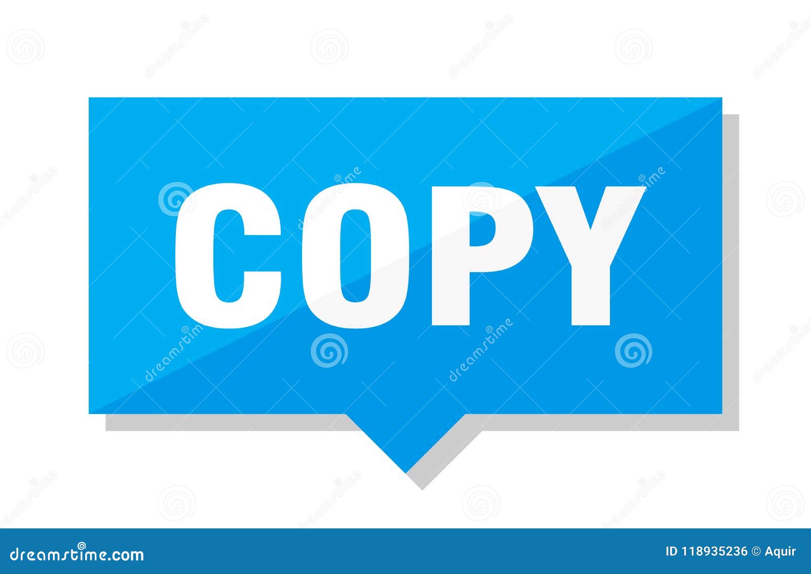 Copy price tag stock vector. Illustration of speech - 118935236