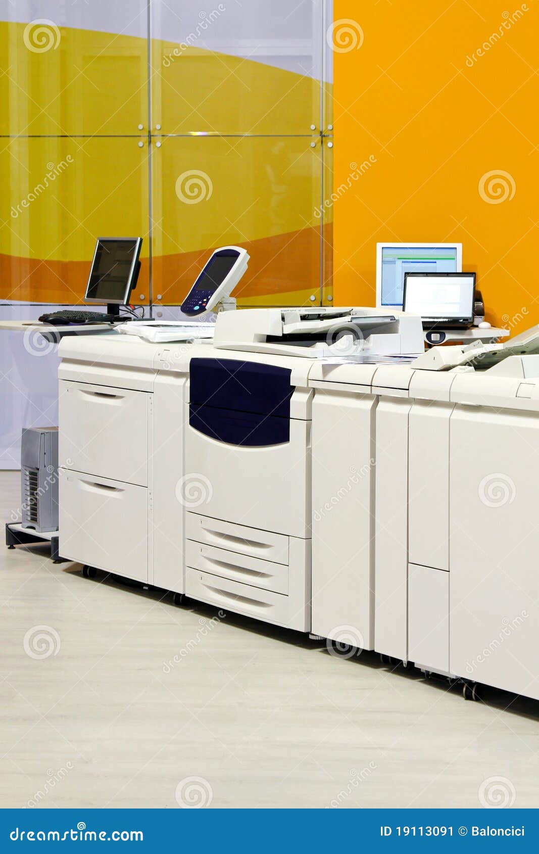 Copy printer stock image. Image of machine, modern, equipment - 19113091