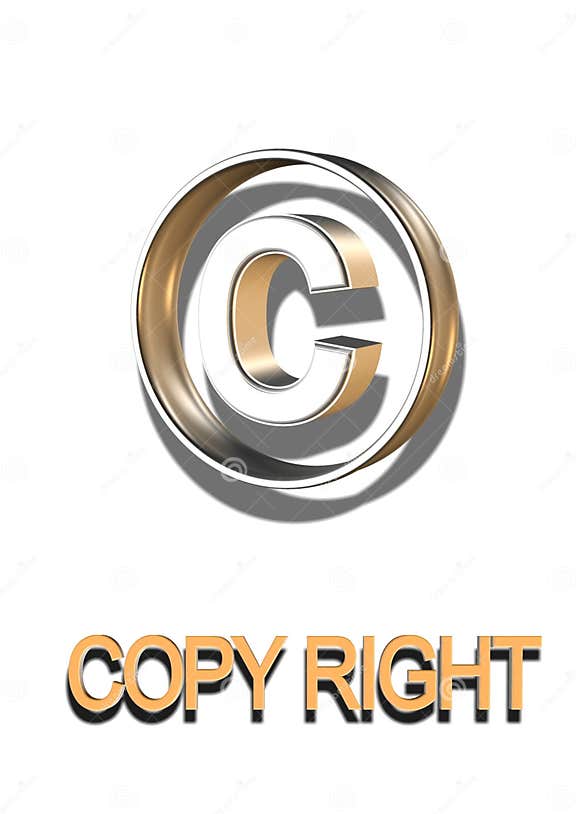Copy Right Symbol stock illustration. Illustration of copy - 2803848
