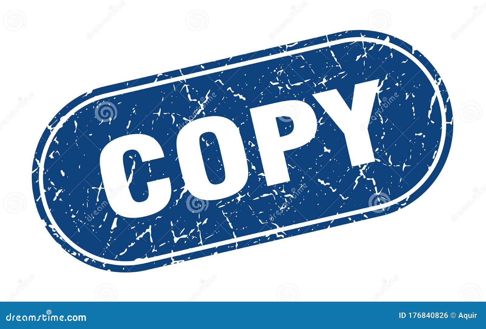 Copy Sign. Copy Grunge Stamp Stock Vector - Illustration of sticker ...