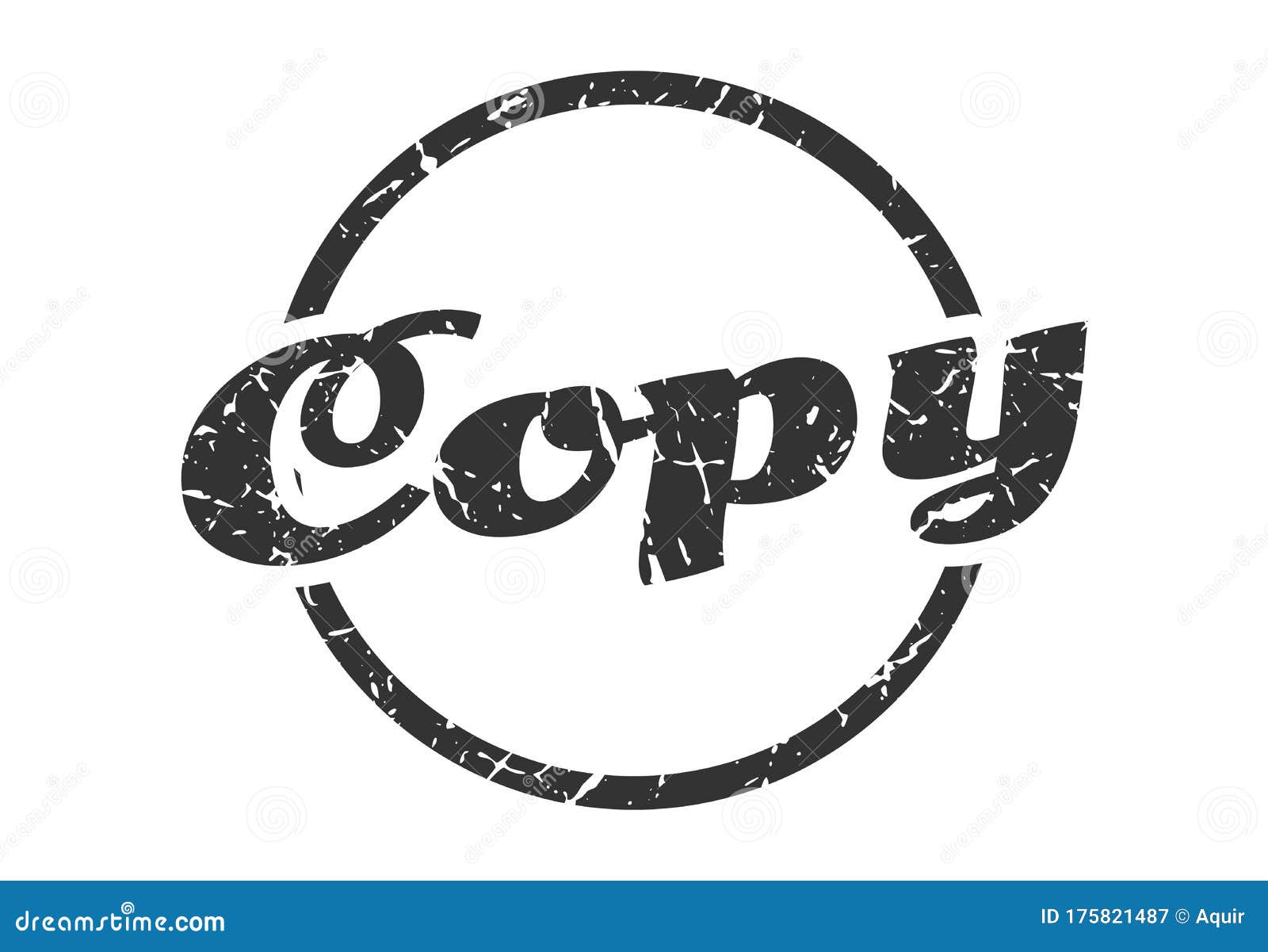 Copy Sign. Copy Round Vintage Stamp Stock Vector - Illustration of ...
