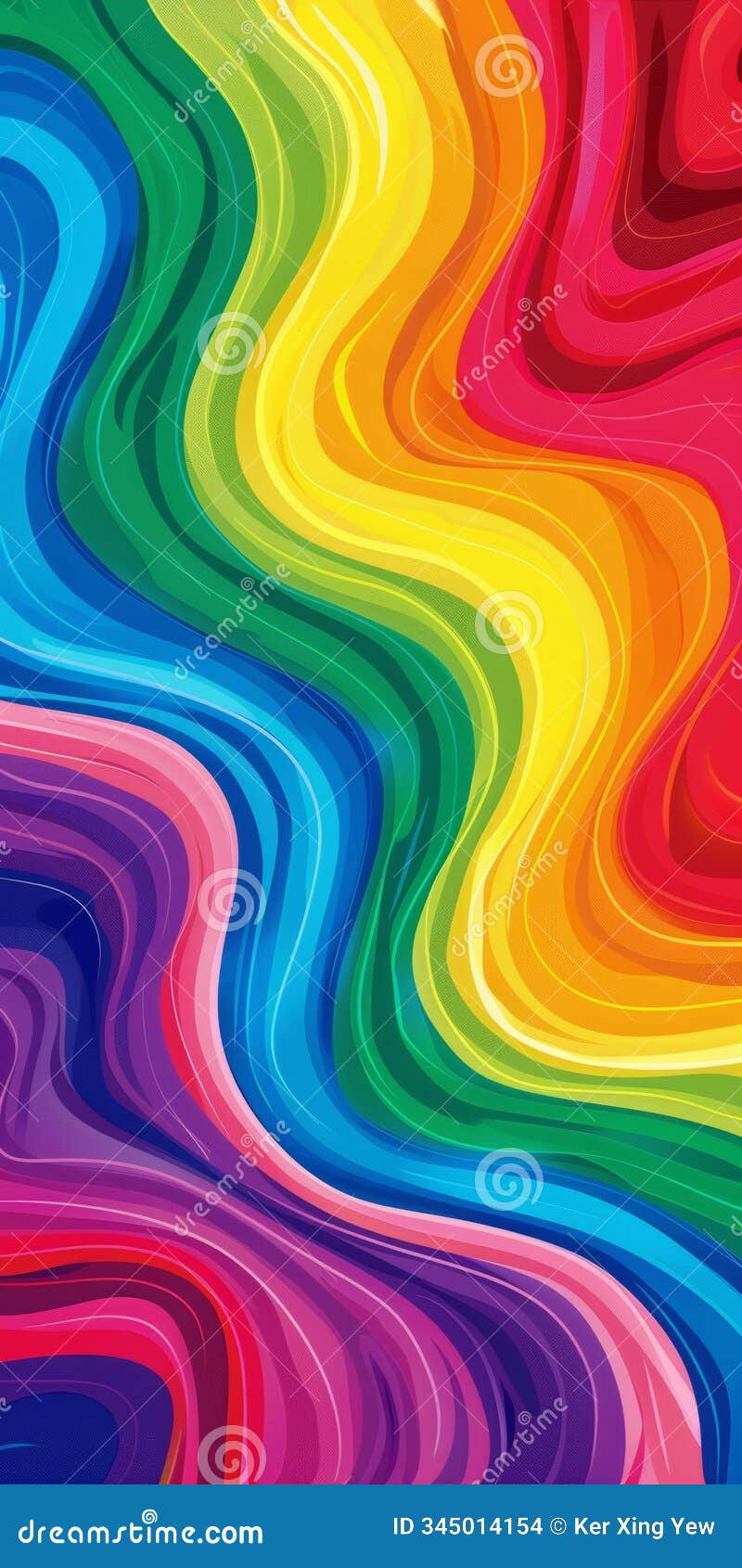 Copy Space Available on a Vibrant Pride Month Illustration Stock ...