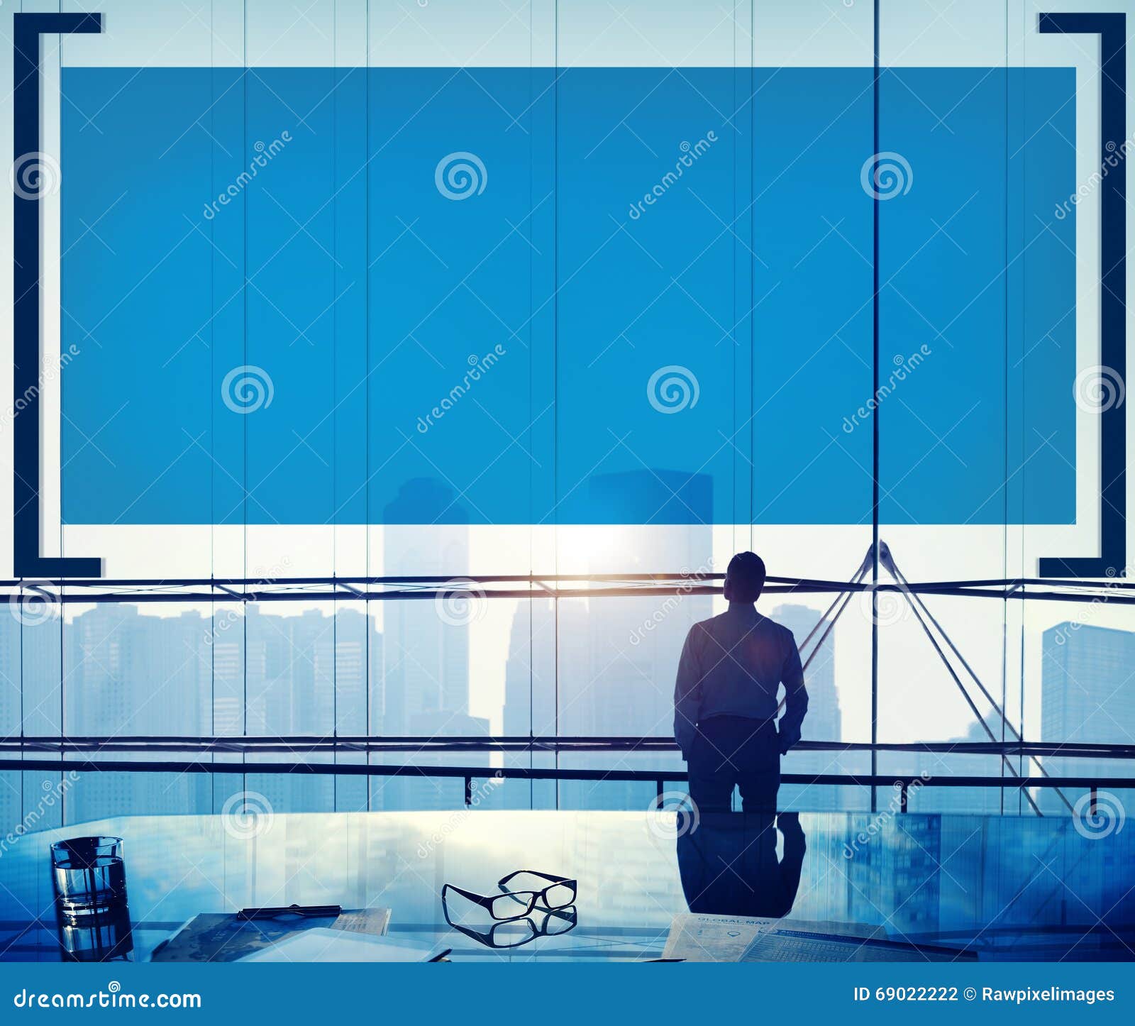 Copy Space Blank Symbol Text Concept Stock Photo - Image of skyscraper ...