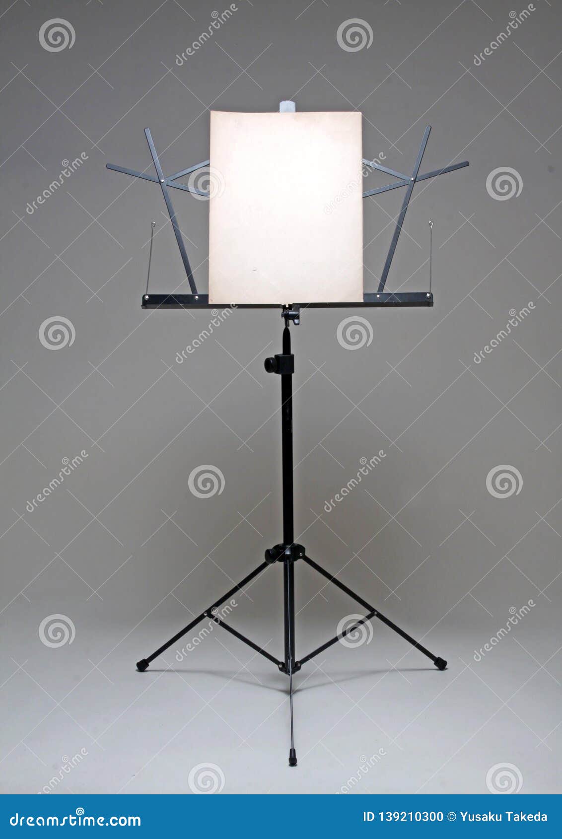 Close Up of Music Note Stand. Stock Photo - Image of display, class ...