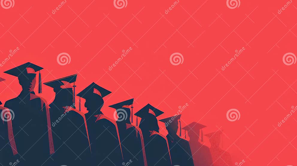 Copy Space Highlighting the Success of Graduates Stock Image - Image of ...