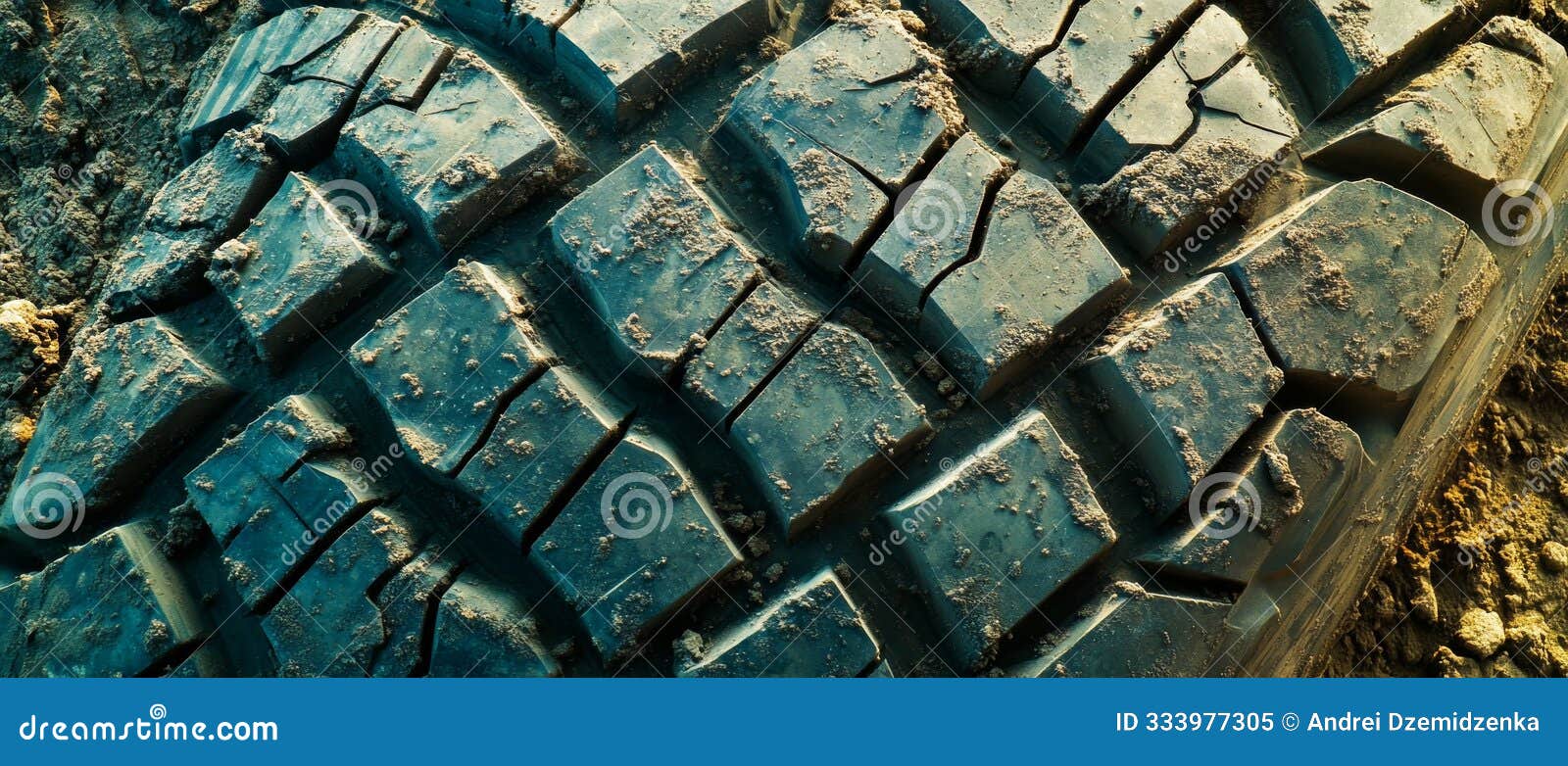 With Copy Space Image, Close Up of a Tire Tread Highlighting Its ...