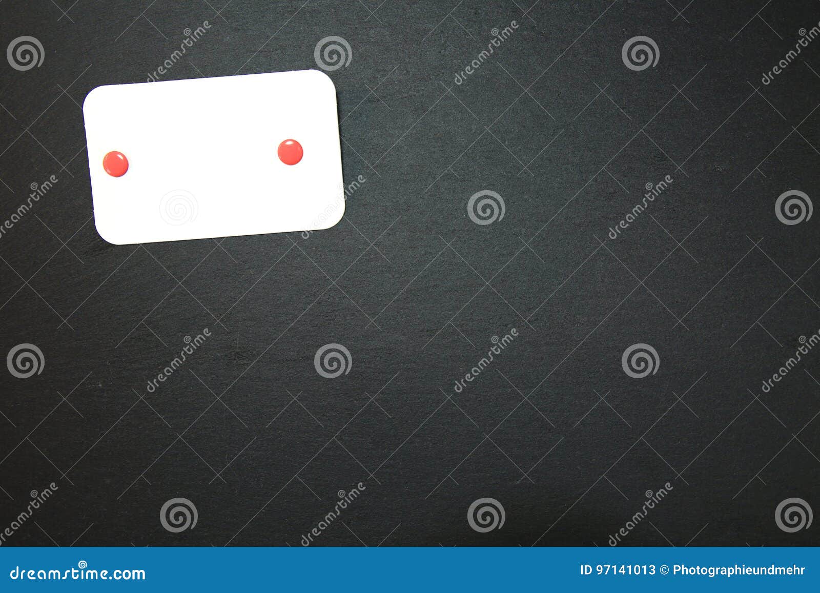 Copy Space Note on Blackboard Stock Image - Image of space, caption ...