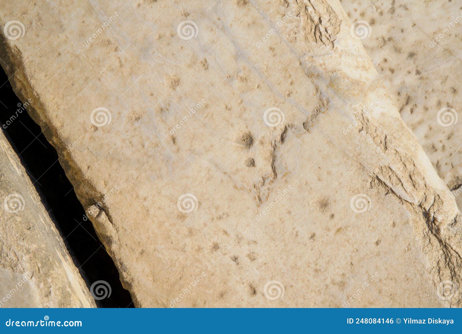Top Down View of Flat Ancient Stone. Stock Photo - Image of relief ...