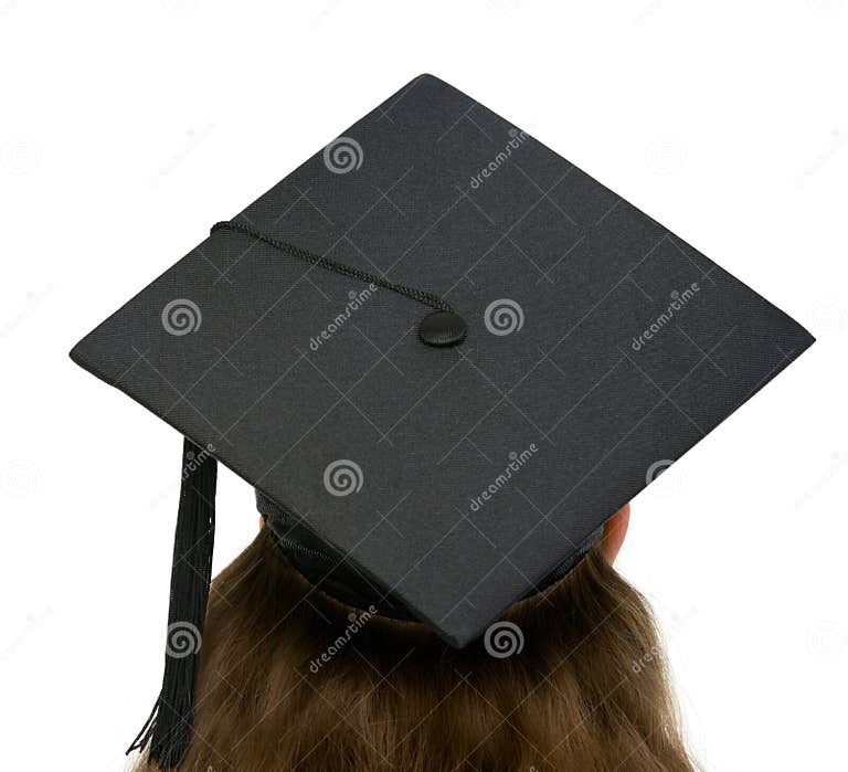 Copy Space on Top of Graduation Cap Stock Image - Image of lifestyle ...