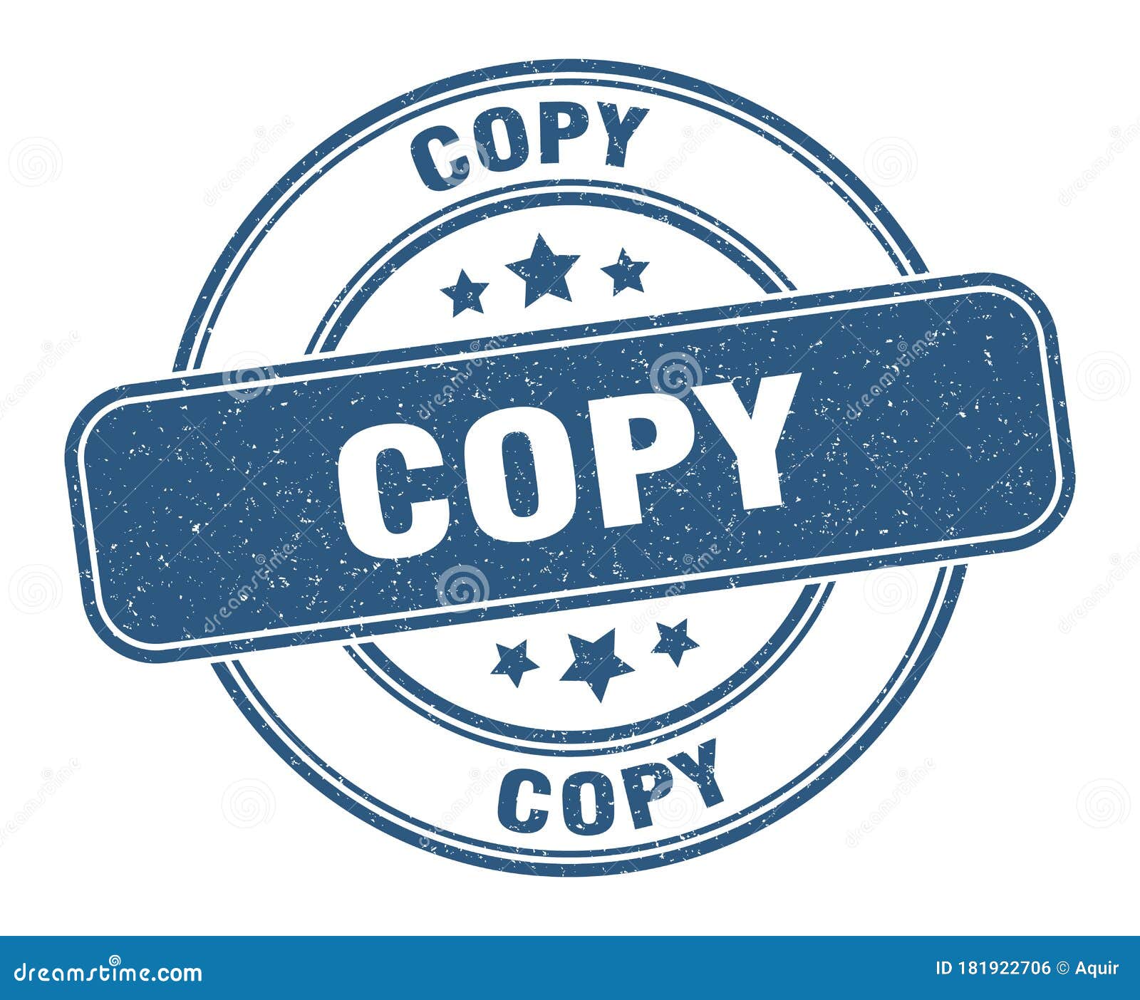 Copy Stamp. Copy Round Grunge Sign Stock Vector - Illustration of ...