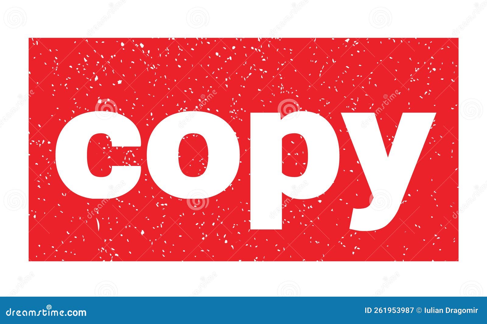 Copy Text Written on Red Stamp Sign Stock Illustration - Illustration ...