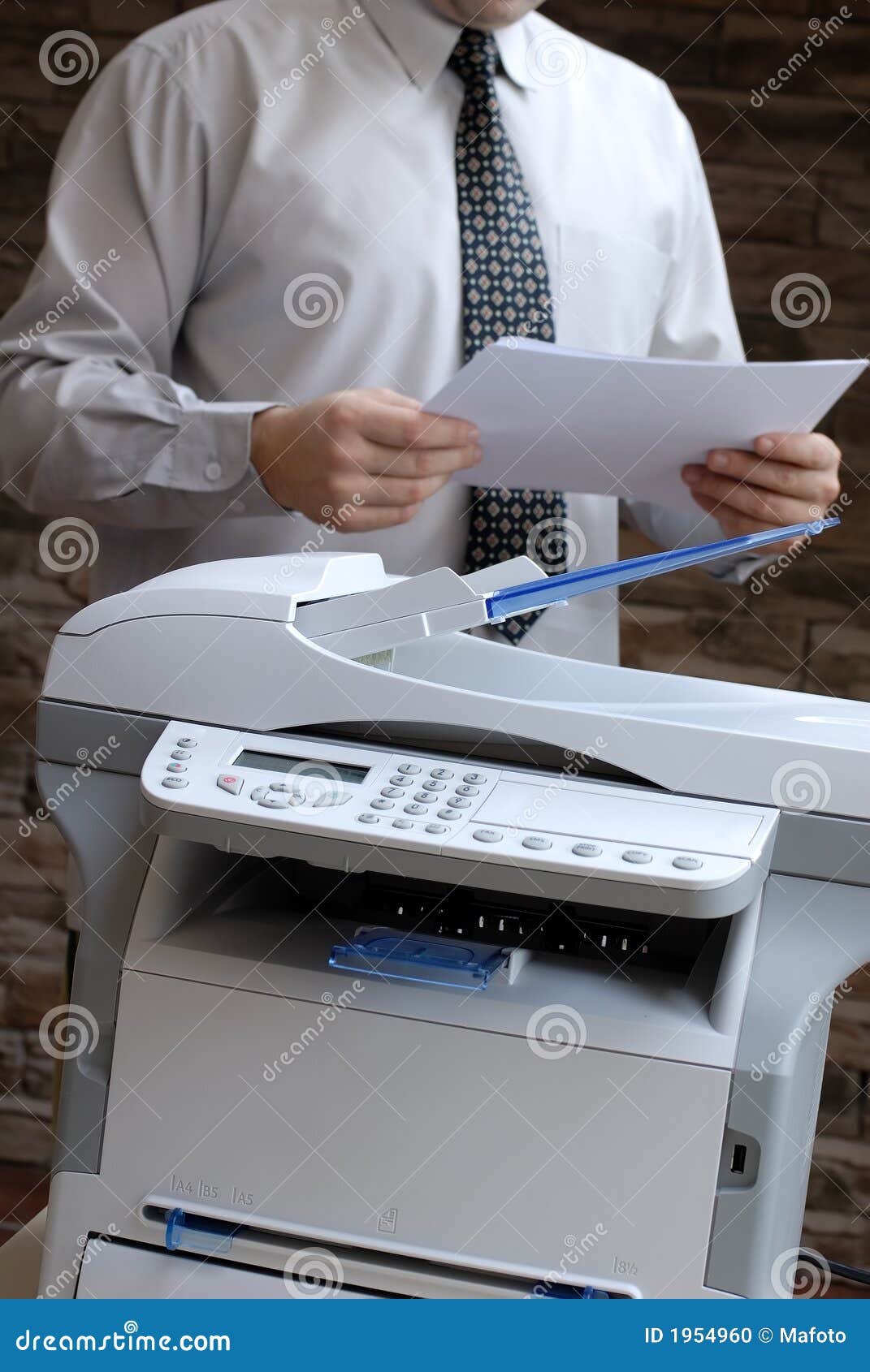 Copying stock photo. Image of smile, adult, coffee, achievement - 1954960