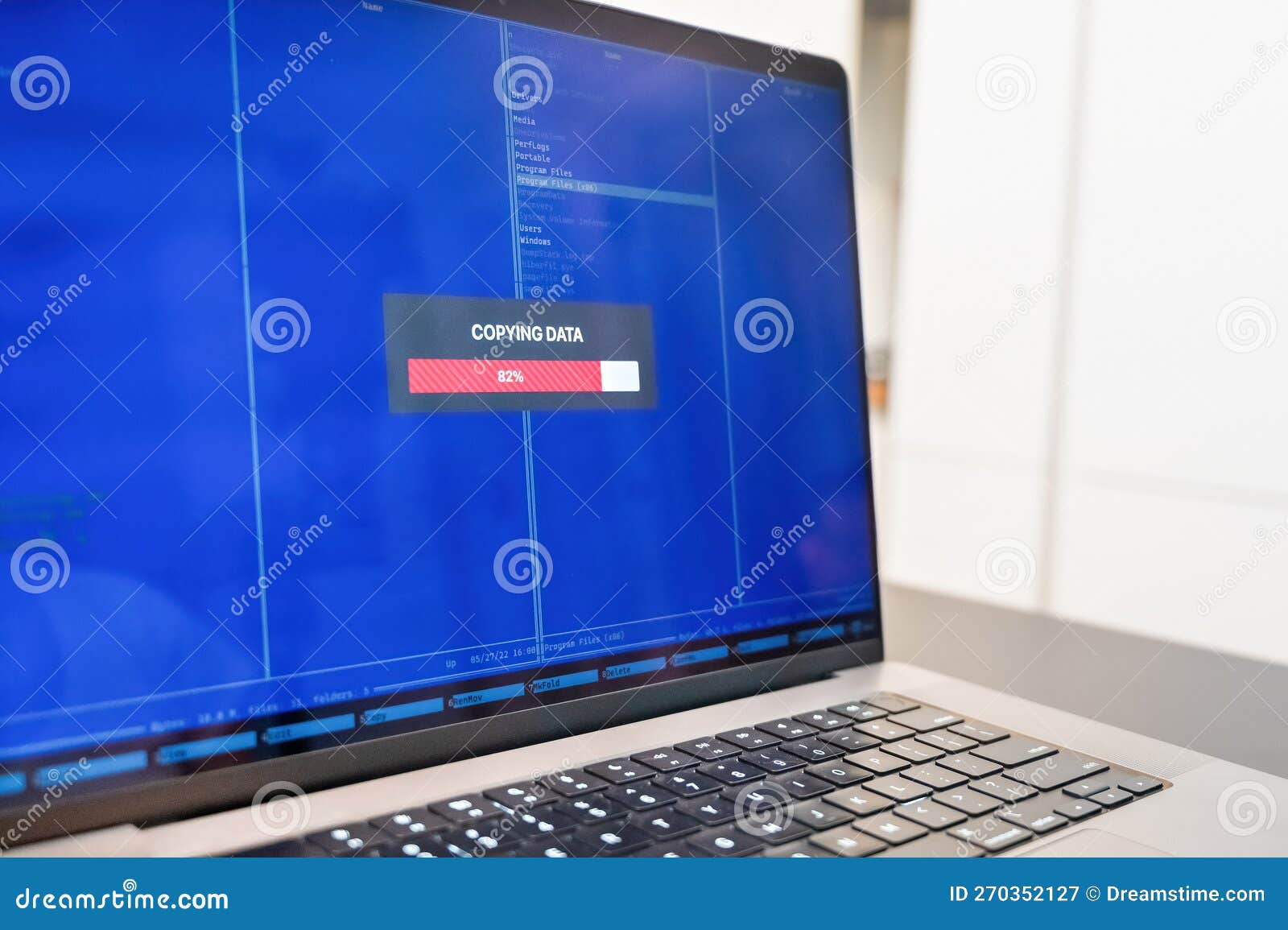 Copying Documents from a Pc. Folders with Documents on a Laptop ...