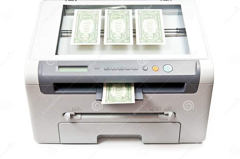 Copying money stock photo. Image of display, equipment - 17234274
