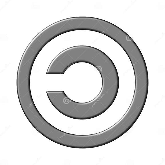 Copyleft sign stock illustration. Illustration of legal - 19029232