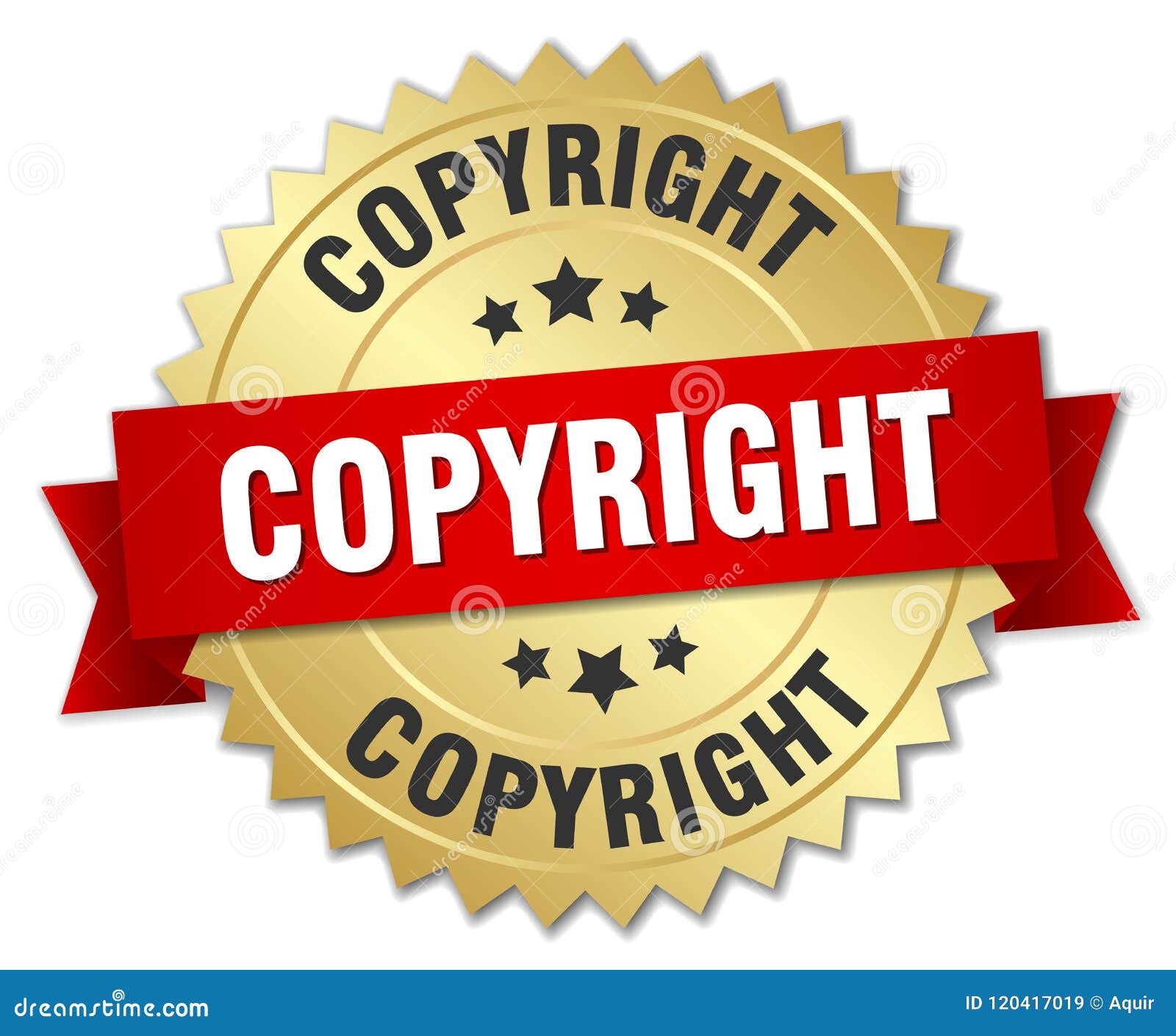 Copyright vektor abbildung. Illustration von copyright - 120417019