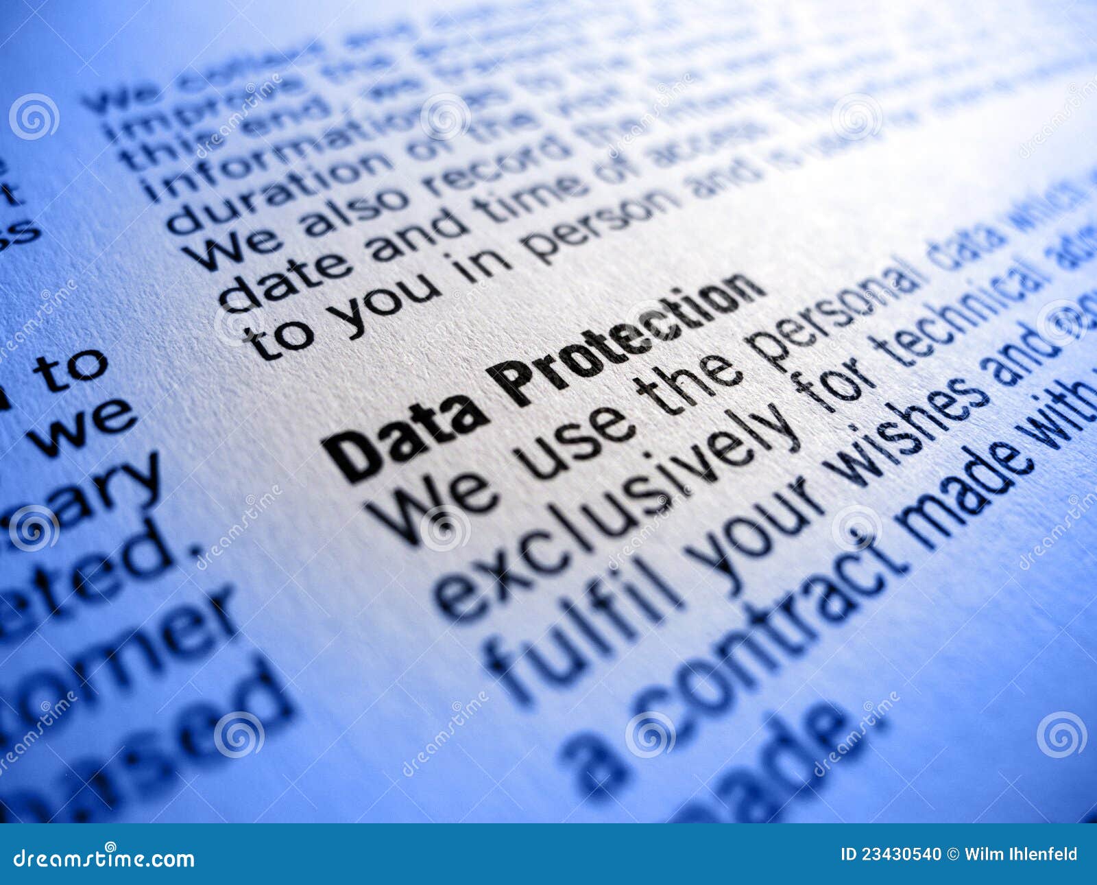 Copyright stock photo. Image of personal, privacy, attention - 23430540