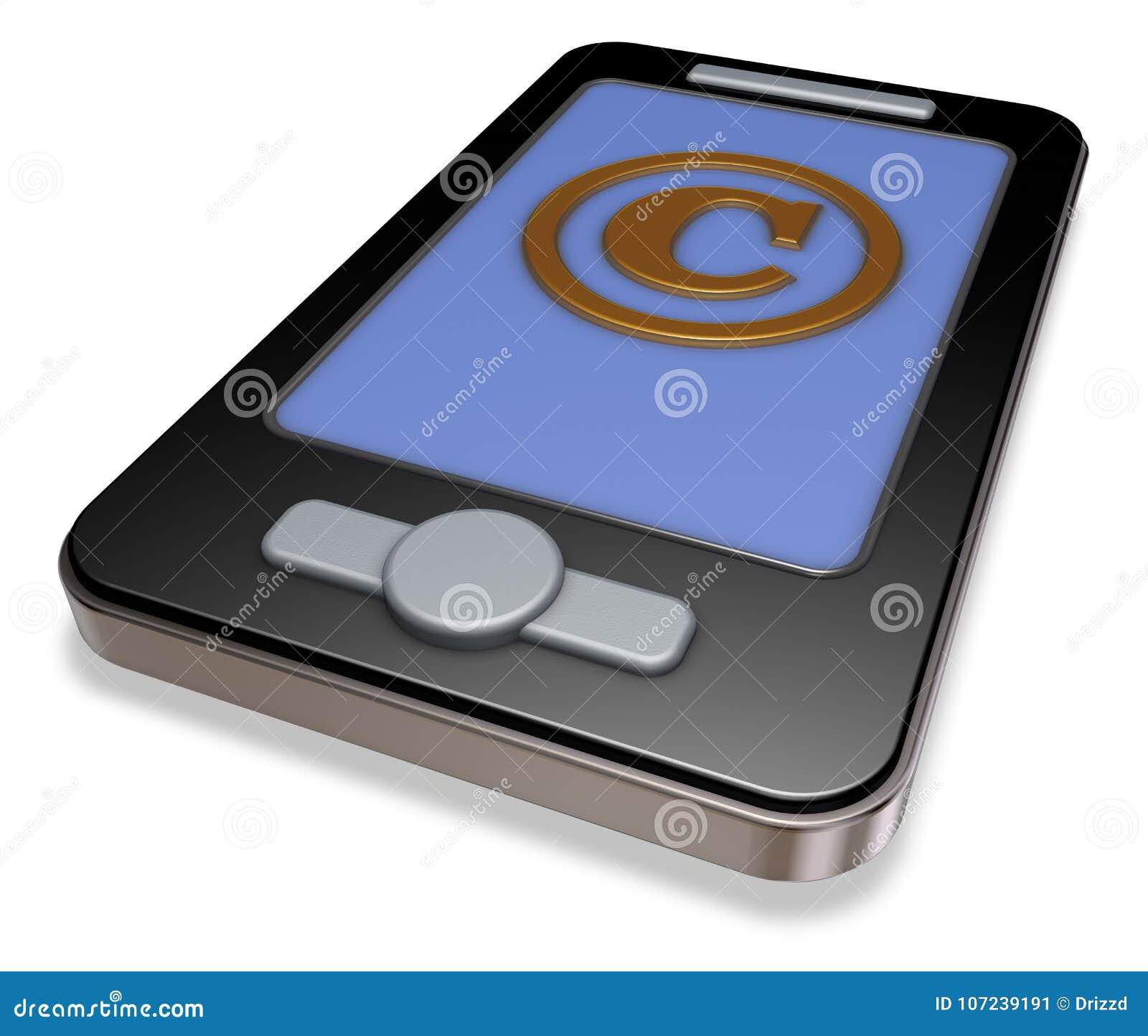 Copyright app stock illustration. Illustration of copyright - 107239191