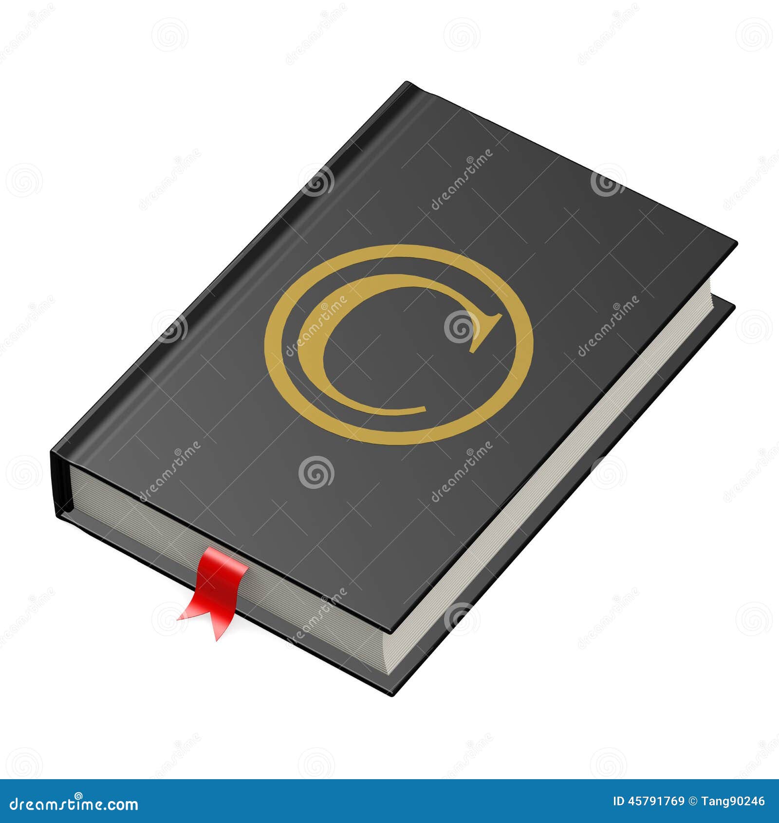 Copyright book stock illustration. Illustration of symbol - 45791769