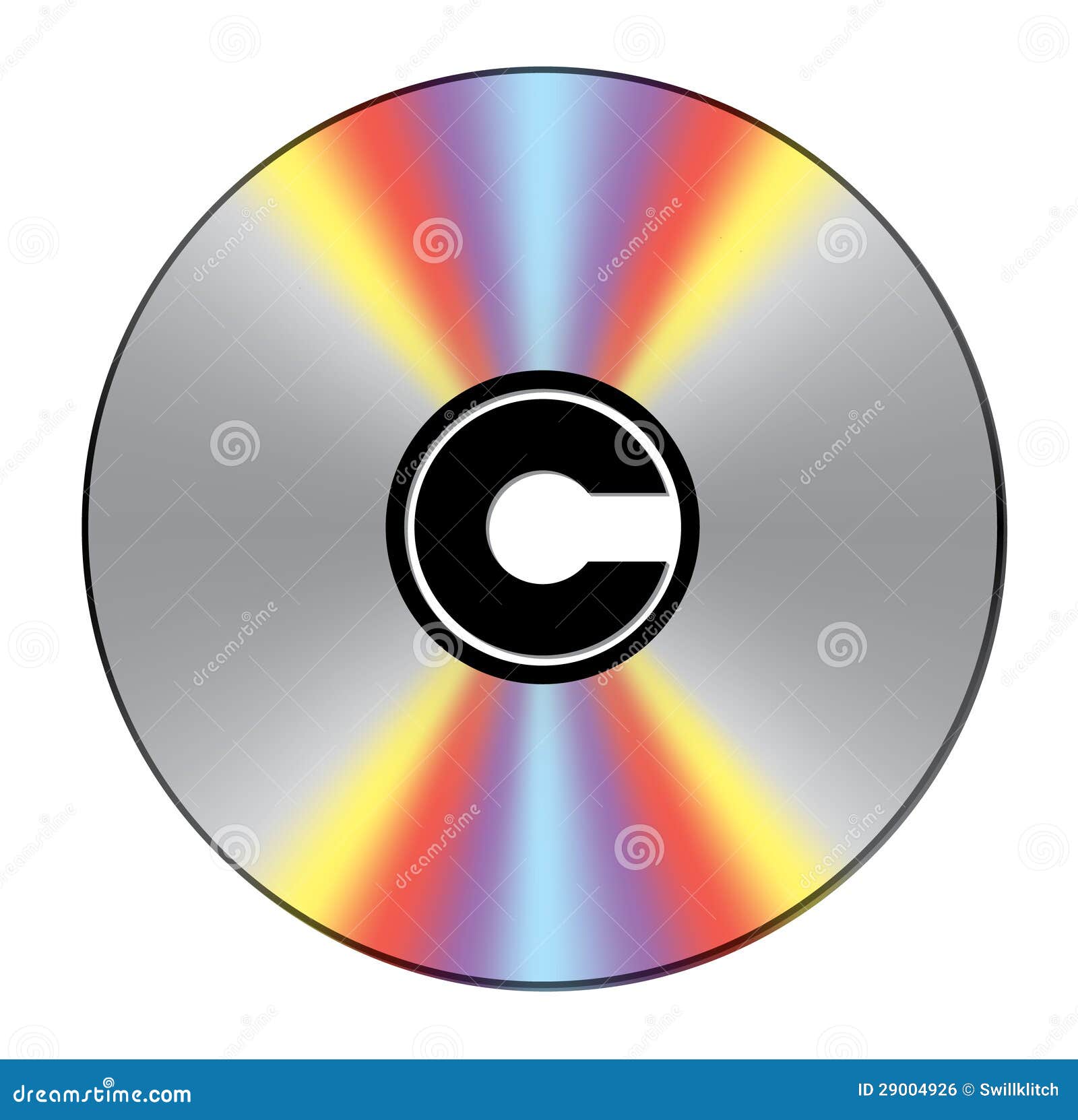 Copyright CD stock vector. Illustration of files, digital - 29004926