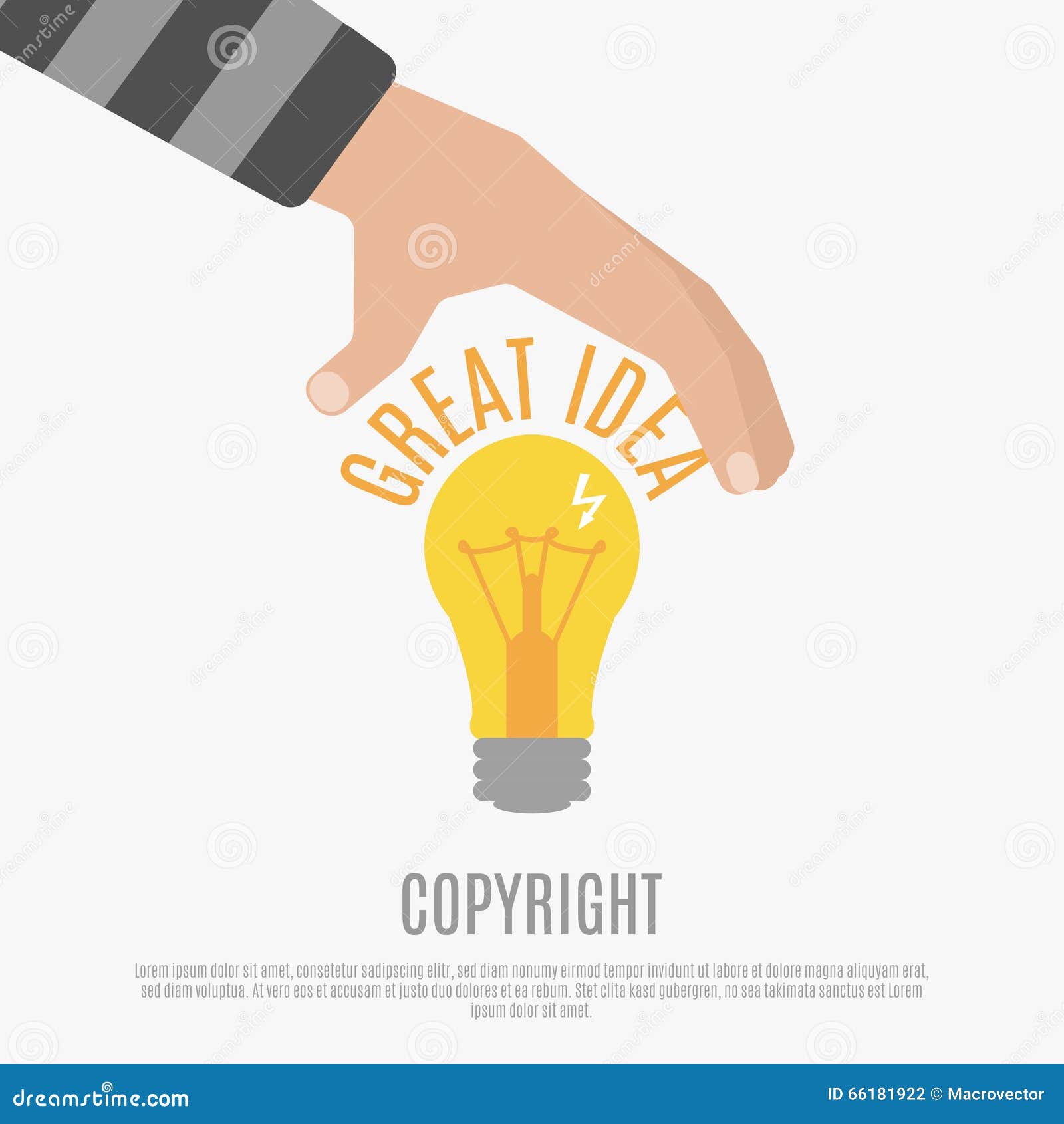 Copyright Compliance Design Concept Stock Vector - Illustration of ...