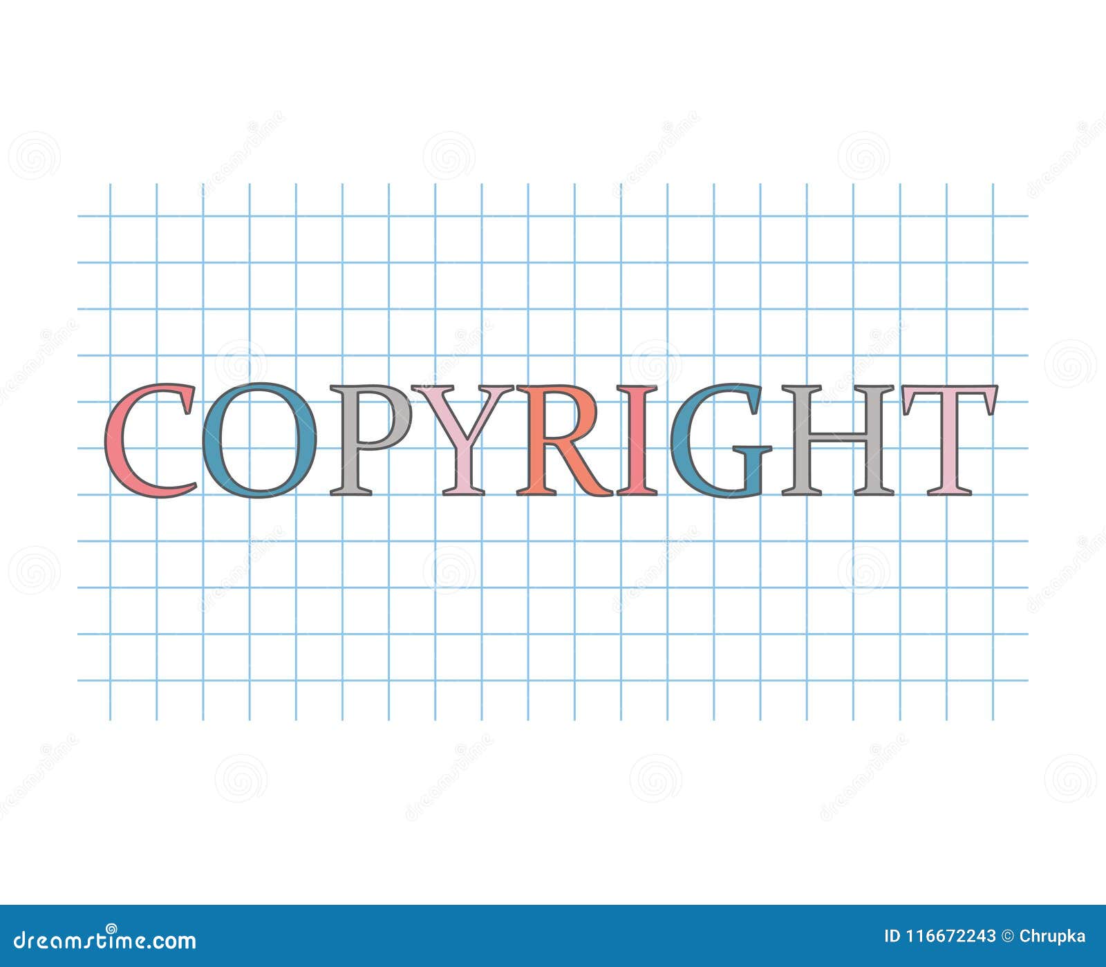 Copyright concept stock vector. Illustration of legal - 116672243