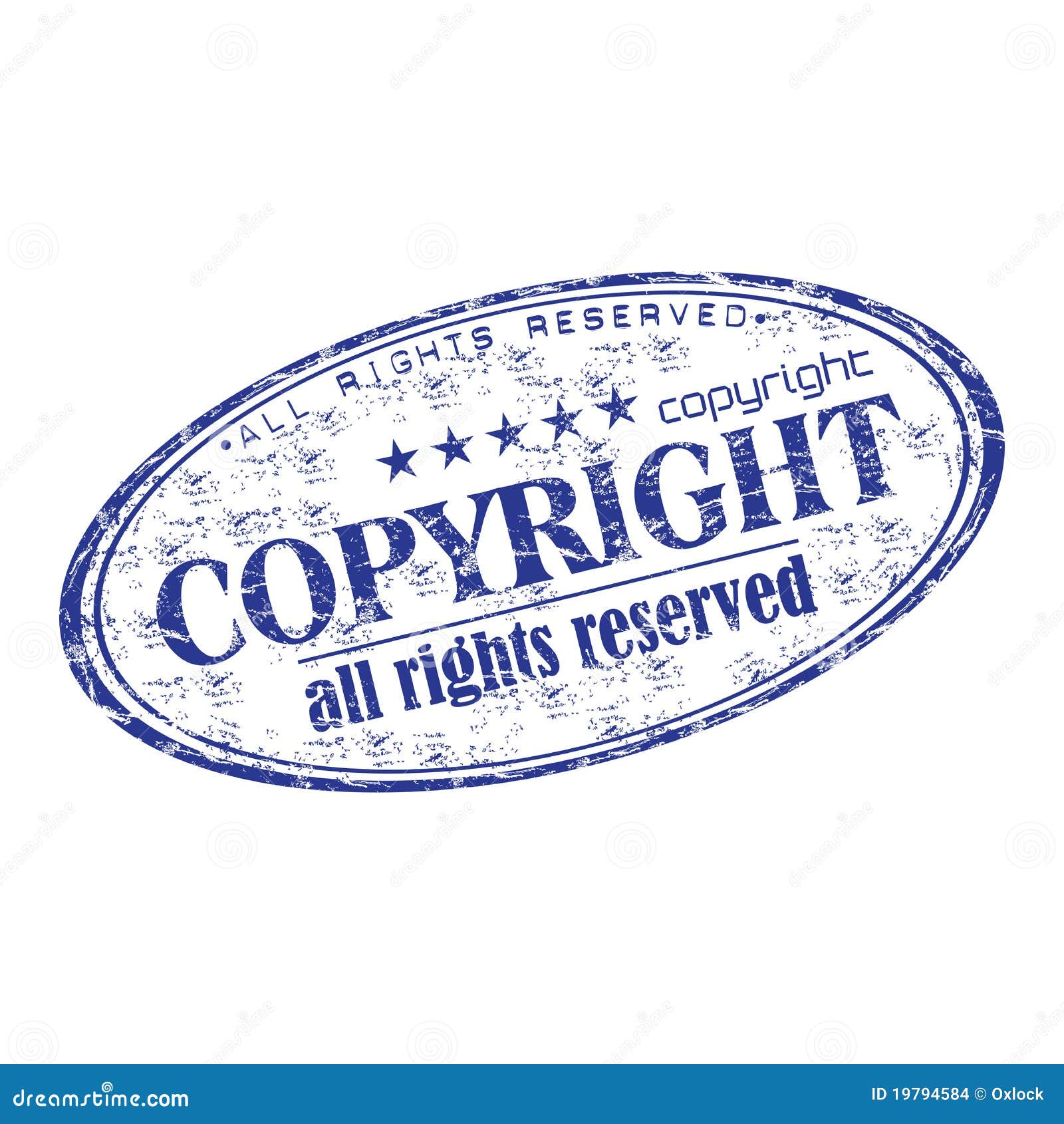Copyright And Reserved Signs Vector Illustration | CartoonDealer.com ...