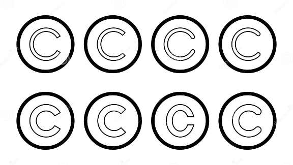 Copyright Icon . Copyright Symbols Stock Vector - Illustration of idea ...