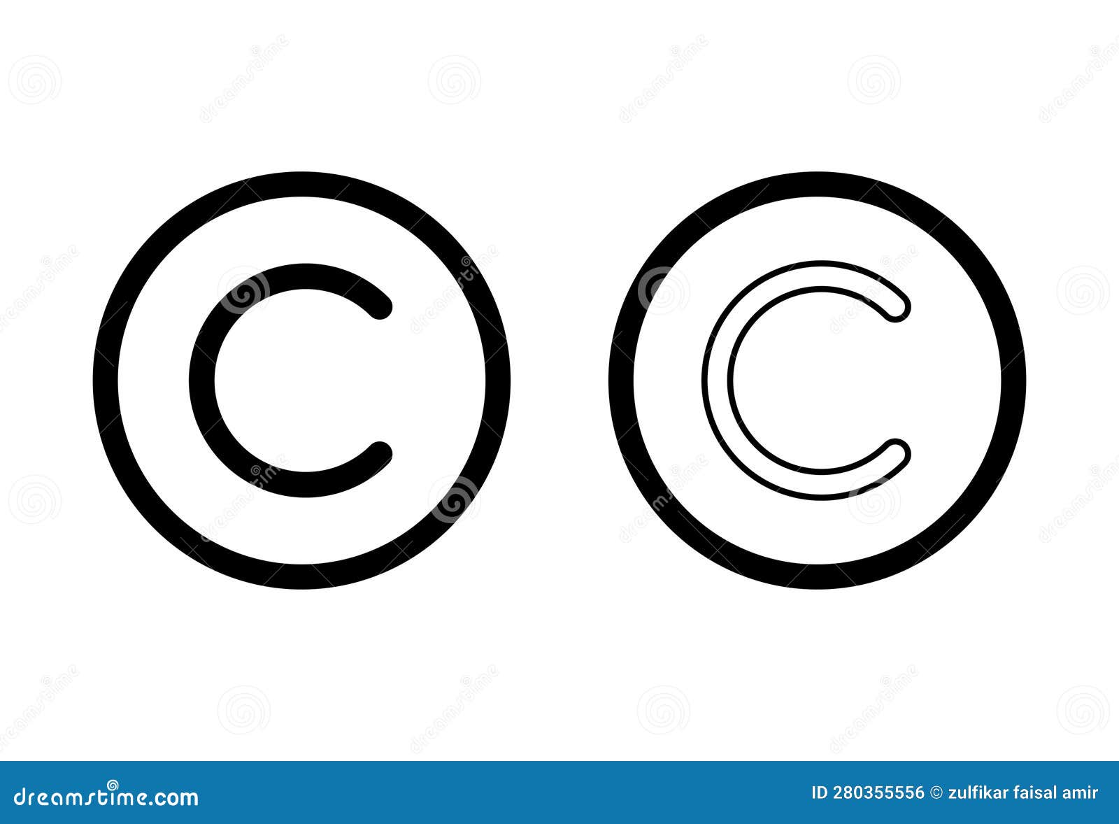 Copyright Icon. Copyright Symbols Stock Vector - Illustration of ...