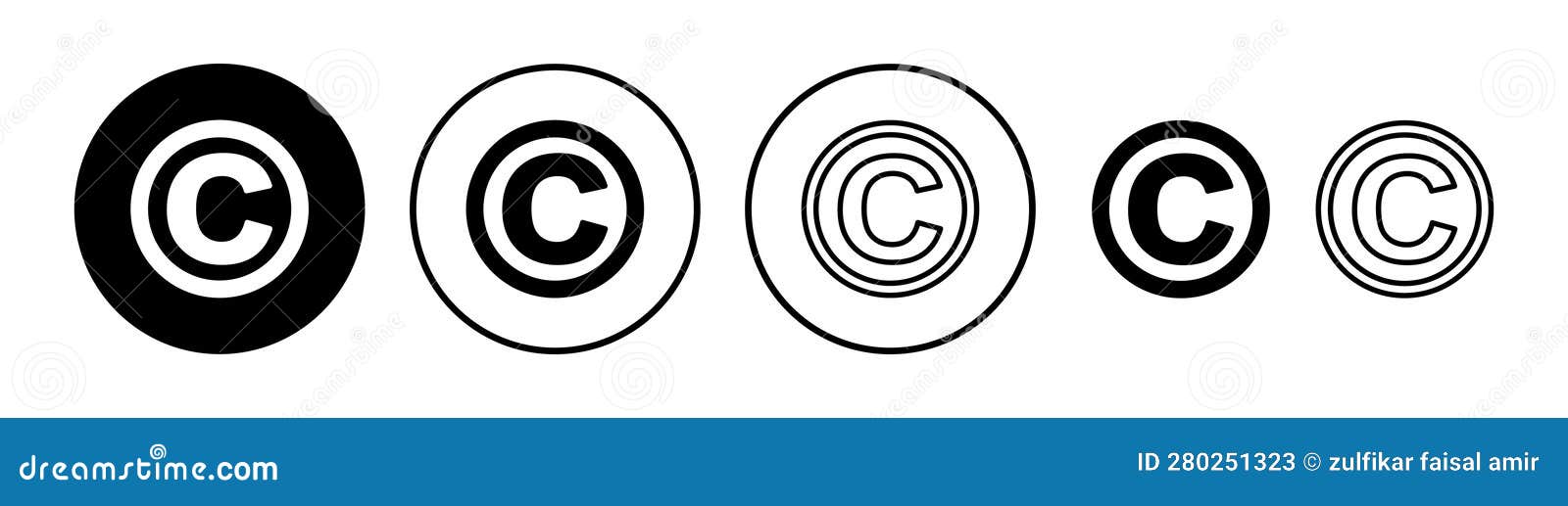 Copyright Icon . Copyright Symbol Stock Vector - Illustration of trade ...