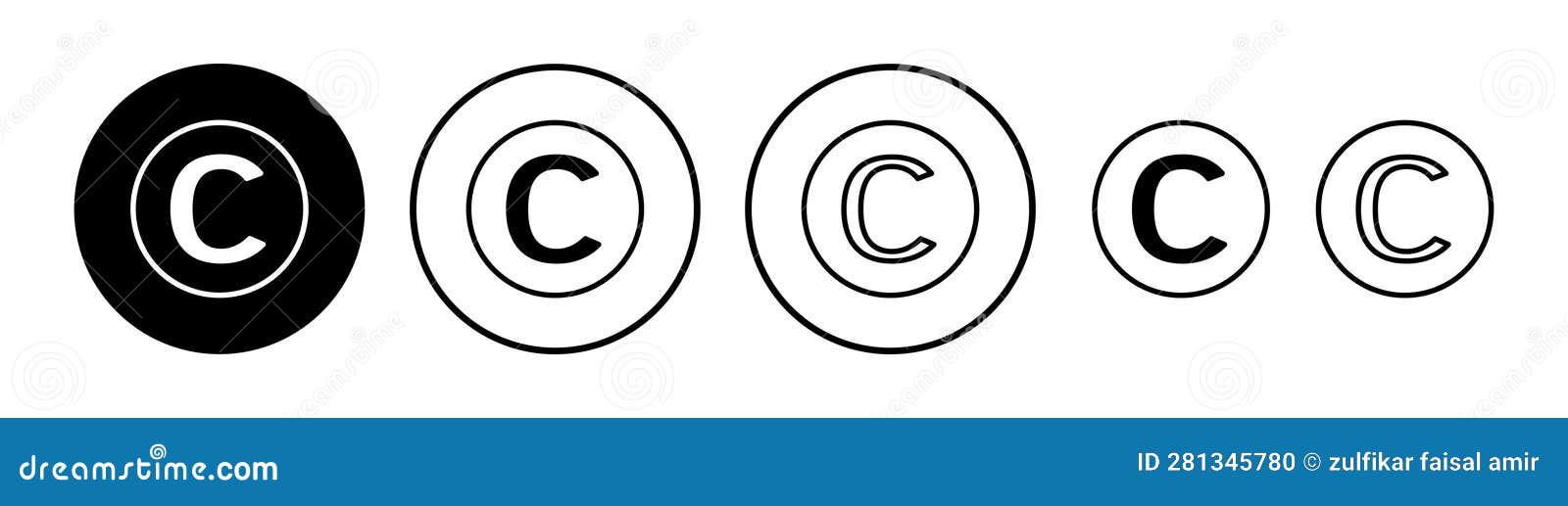 Copyright Icon . Copyright Symbol Stock Vector - Illustration of ...