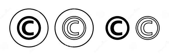 Copyright Icon . Copyright Symbol Stock Vector - Illustration of label ...