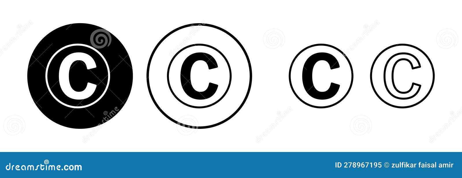 Copyright Icon . Copyright Symbol Stock Vector - Illustration of ...