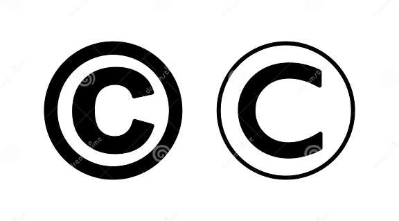 Copyright Icon . Copyright Symbol Stock Vector - Illustration of legal ...