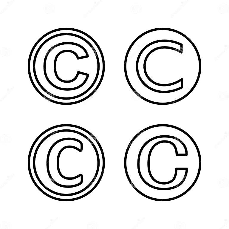 Copyright Icon . Copyright Symbol Stock Vector - Illustration of ...