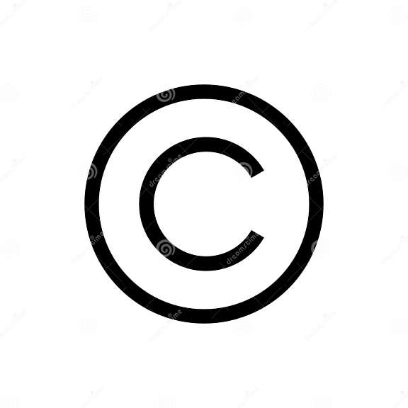 Copyright Icon . Copyright Symbols Stock Vector - Illustration of ...