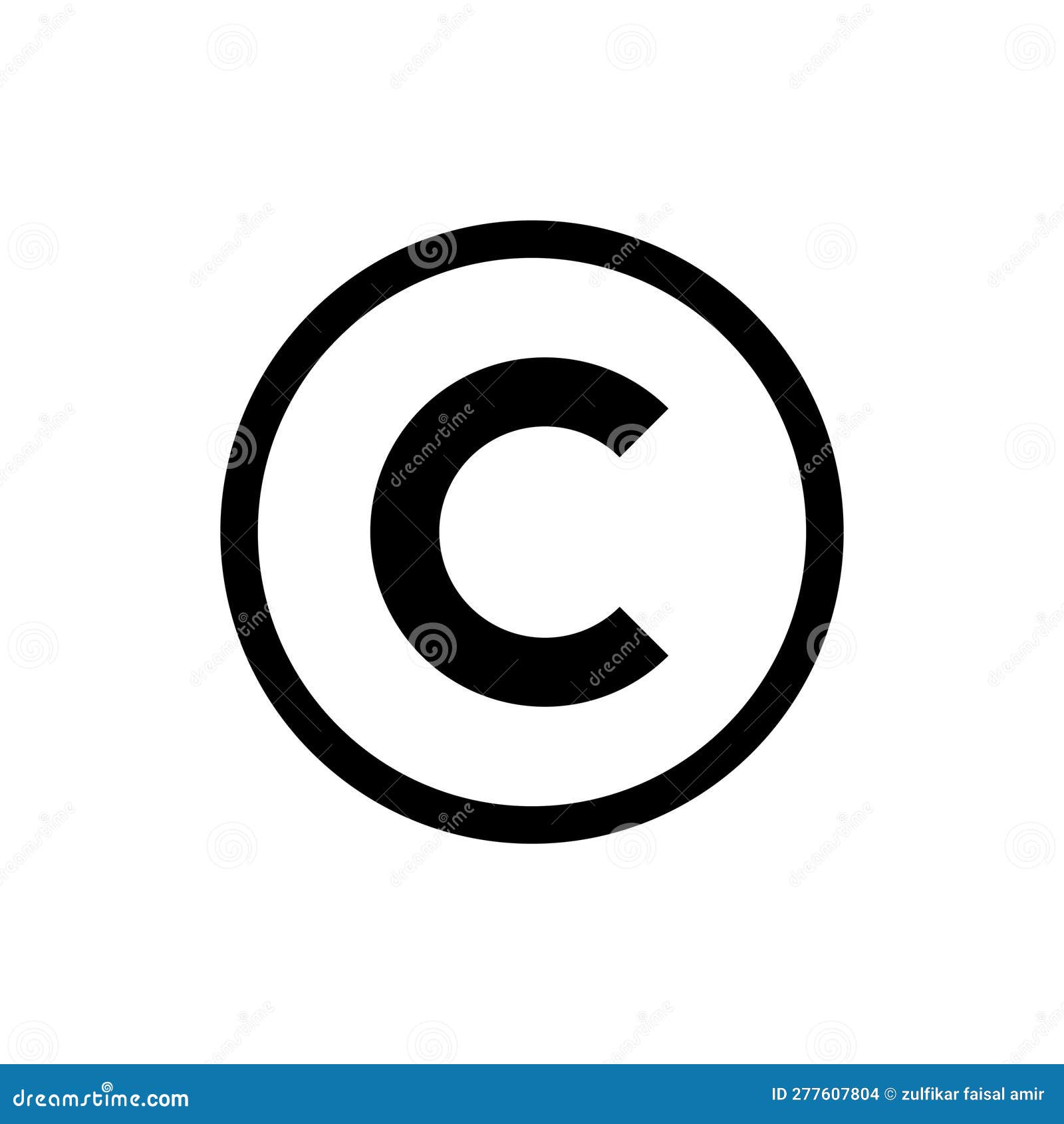 Copyright Icon . Copyright Symbols Stock Vector - Illustration of ...