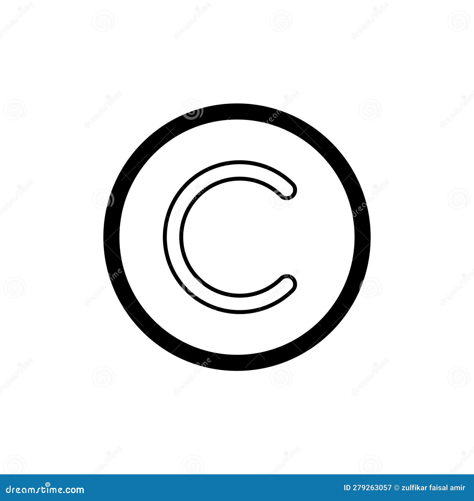 Copyright Icon . Copyright Symbols Stock Vector - Illustration of ...