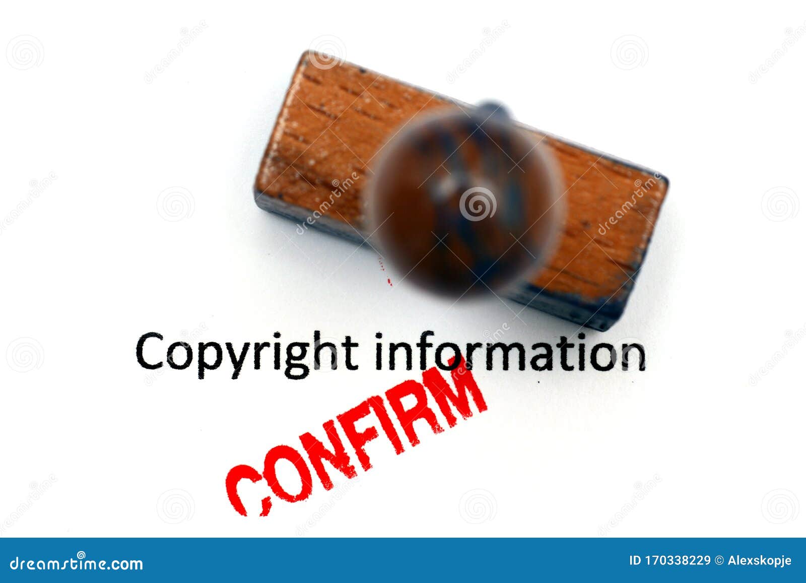 Copyright info - approved stock image. Image of info - 170338229