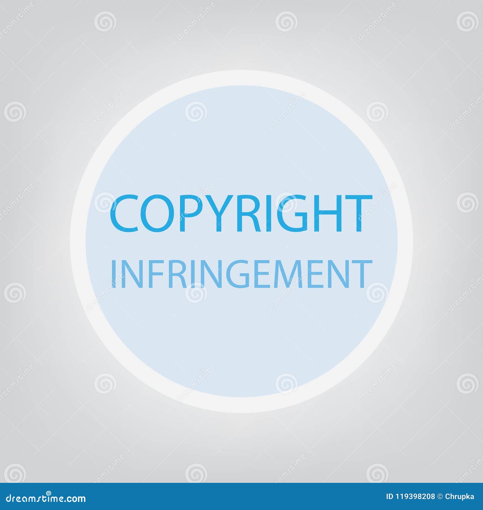 Copyright Infringement Concept Stock Vector - Illustration of flat ...