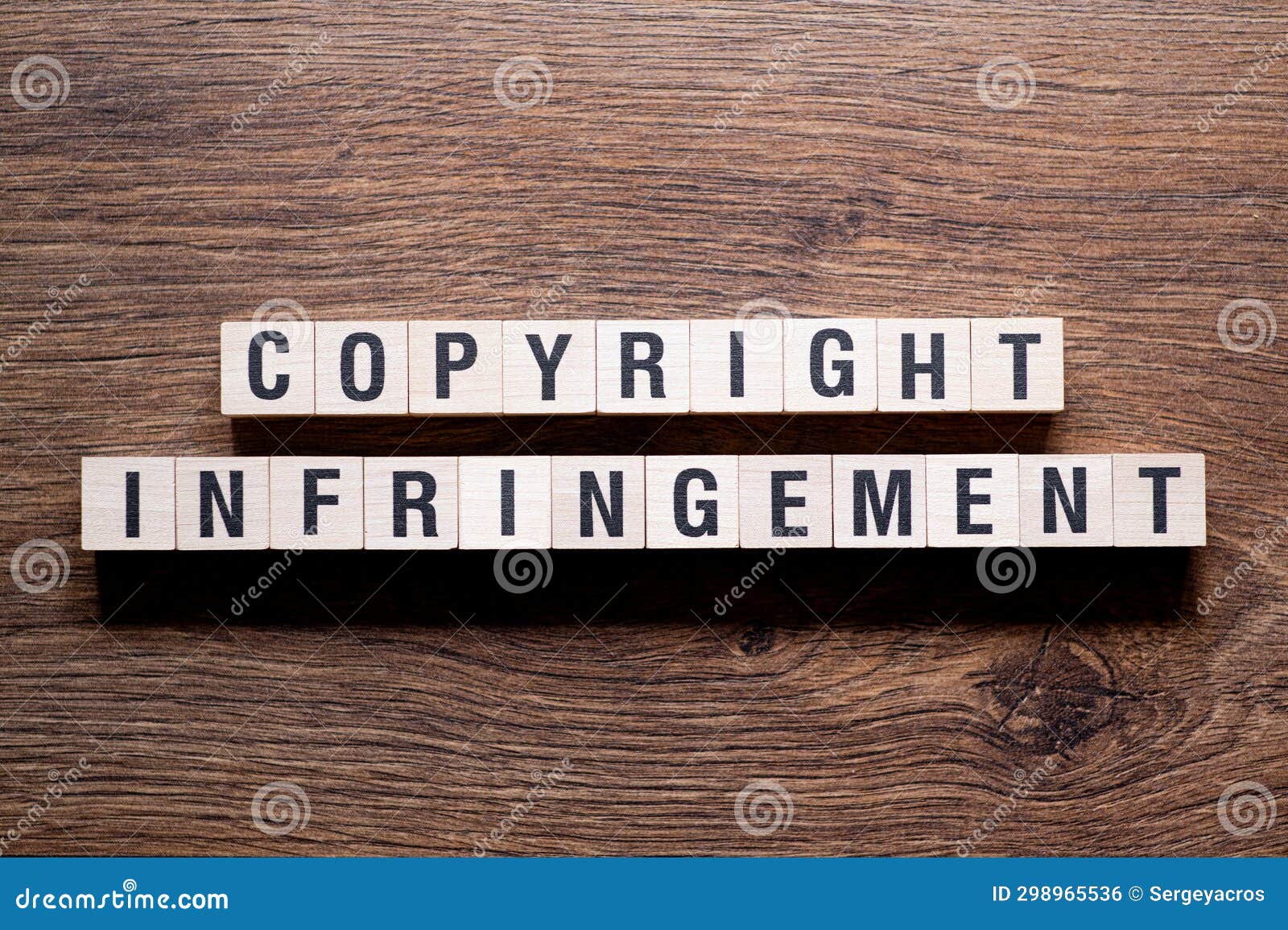 Copyright Infringement - Word Concept on Building Blocks, Text Stock ...