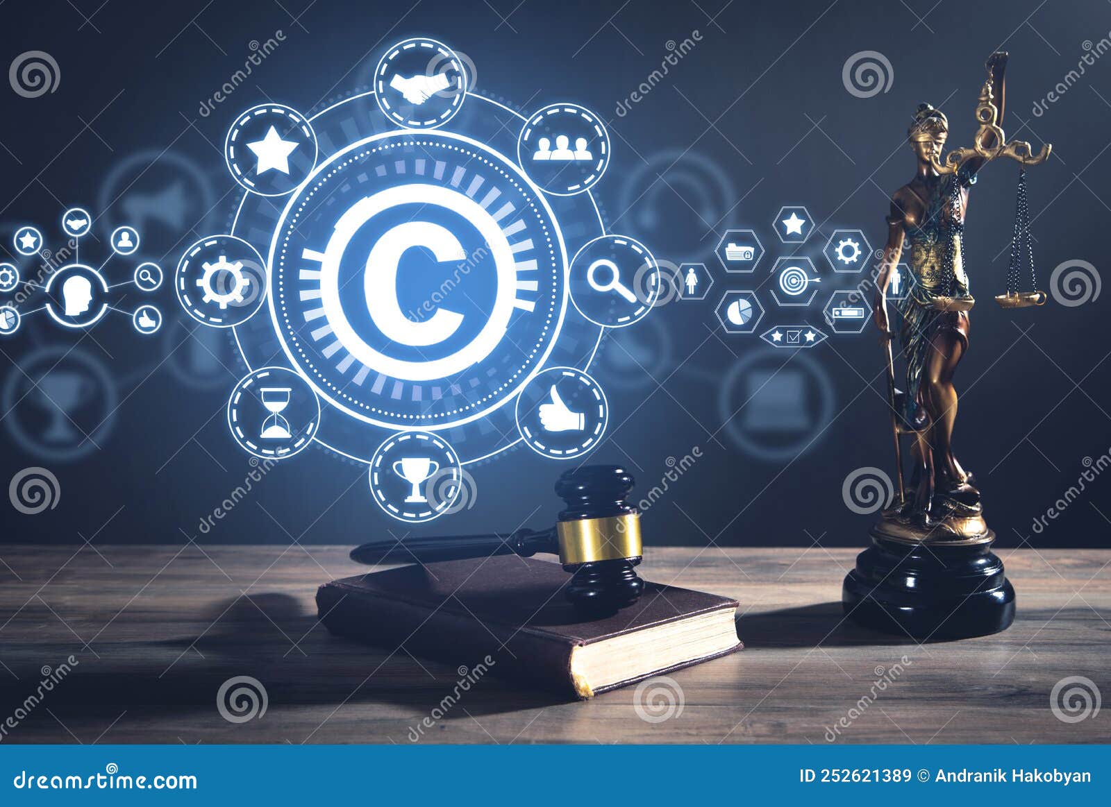 Copyright or Patent. Intellectual Property Stock Image - Image of ...